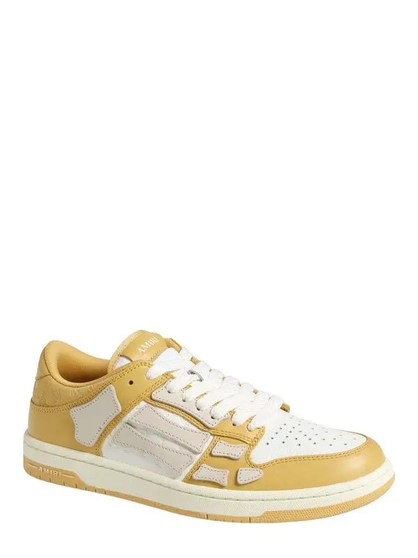 Amiri Ma Quad Skel Low-top Sneakers - Champagne