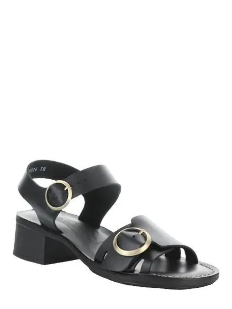 Fly London Ebli Ankle Strap Sandal - Black
