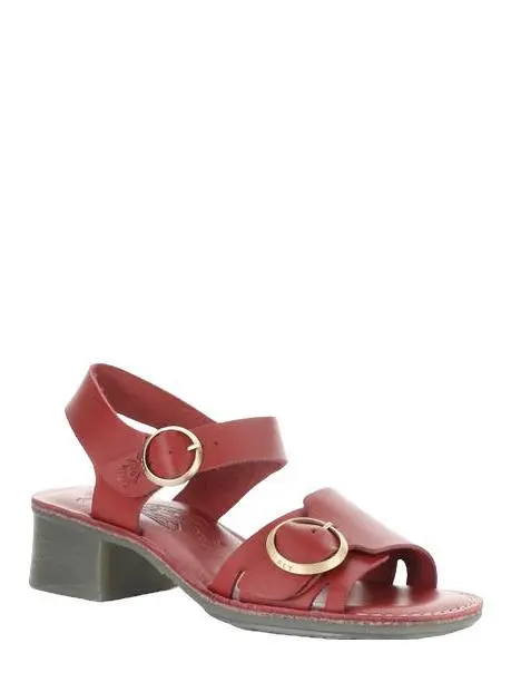 Fly London Ebli Ankle Strap Sandal - Rust