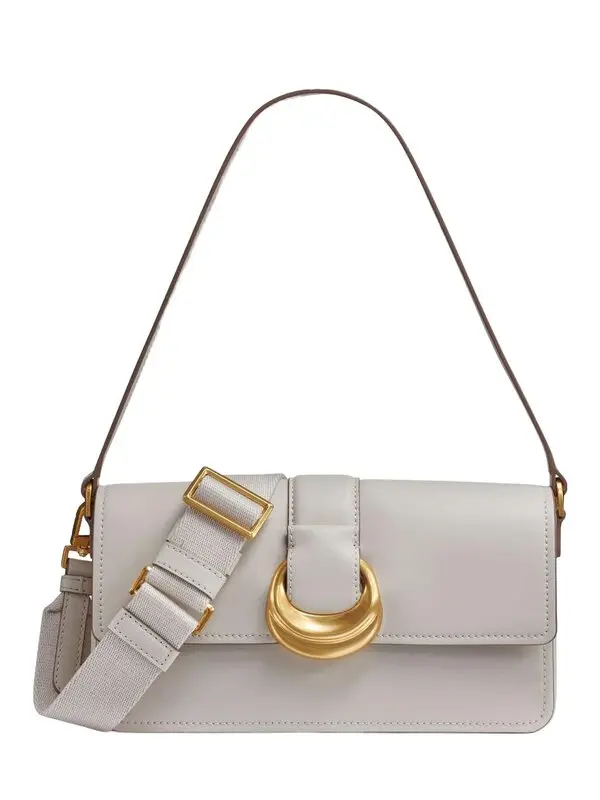 Donna Karan New York Valley Stream Convertible Shoulder Bag - Brilliant White