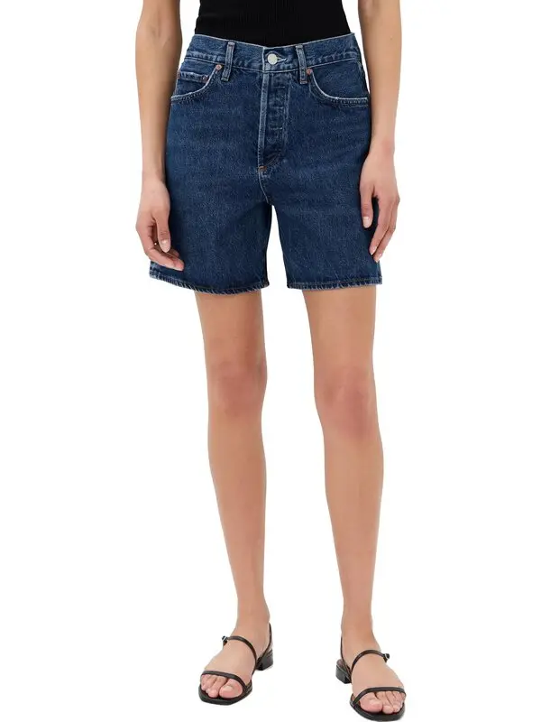 AGOLDE Dame High-rise Baggy Denim Shorts - Enamour