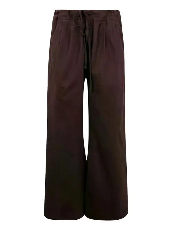 ENTIRE STUDIOS Cinch Wide-leg Trousers - Brown