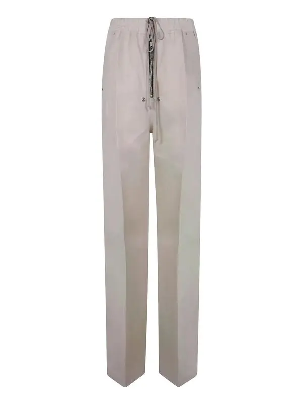 Rick Owens Cotton Trousers - Neutrals