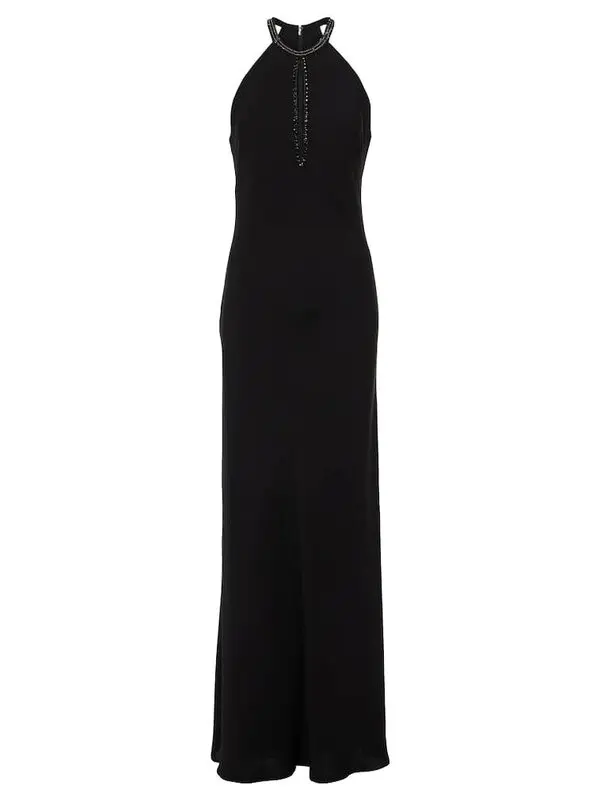 Max Mara Fernet Cady Gown - Black