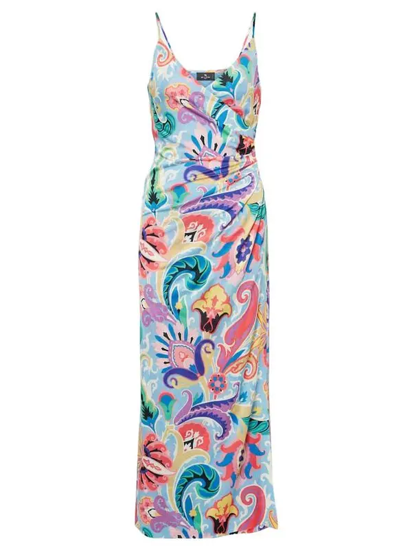 Etro Printed Midi Dress - Multicoloured