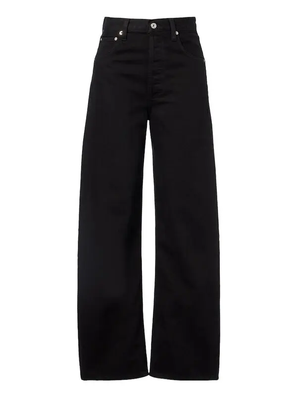 Citizens Of Humanity Ayla High-rise Wide-leg Jeans - Black