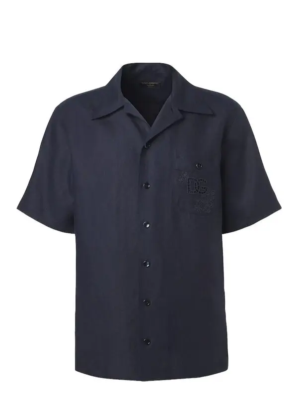 Dolce & Gabbana Linen Shirt - Blue