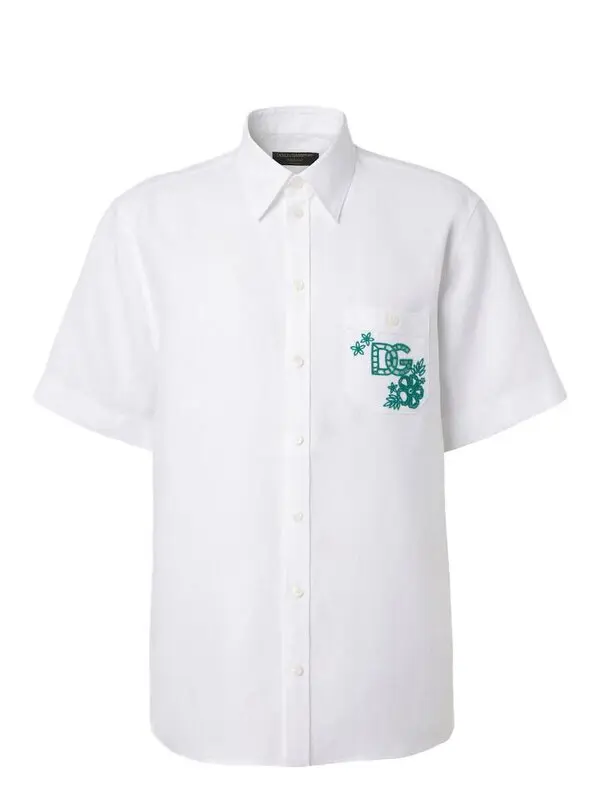 Dolce & Gabbana Linen Shirt - White