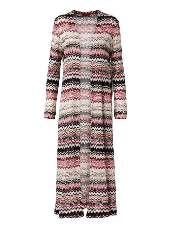 Missoni Zig Zag Lamé Cardigan - Multicoloured