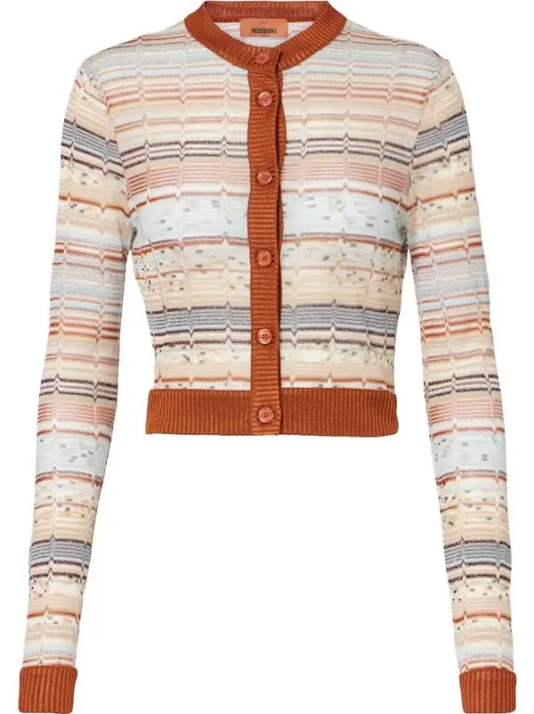 Missoni Zigzag Lamé Cardigan - Multicoloured