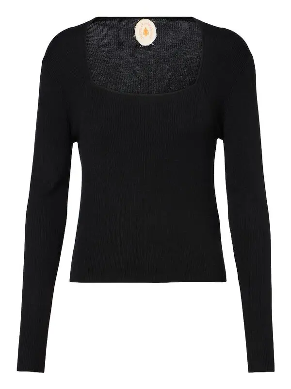 Jardin Des Orangers Virgin Wool Sweater - Black