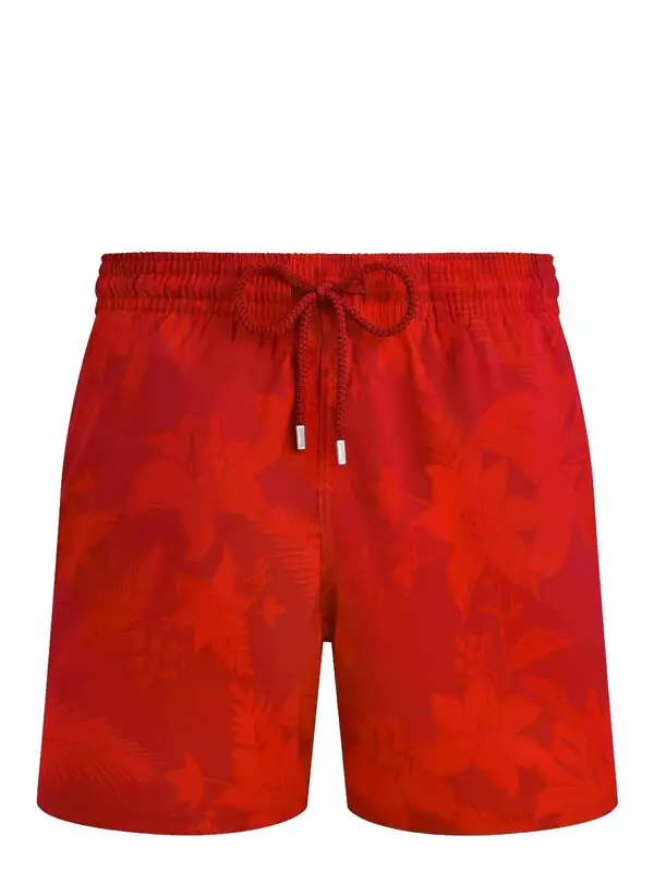 Vilebrequin Flower Power Swim Shorts - Red