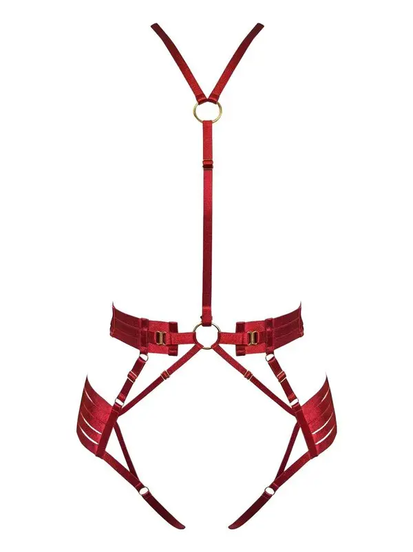 BORDELLE Strap Harness - Red