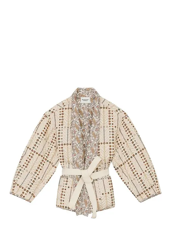 MARANT ETOILE Chancel Quilted Jacket - Ecru