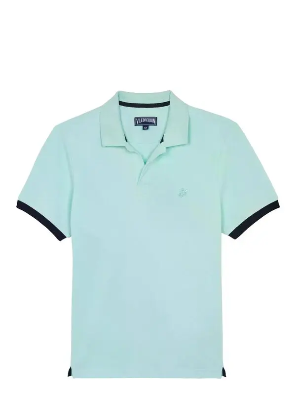 Vilebrequin Turtle-embroidered Polo Shirt - Blue
