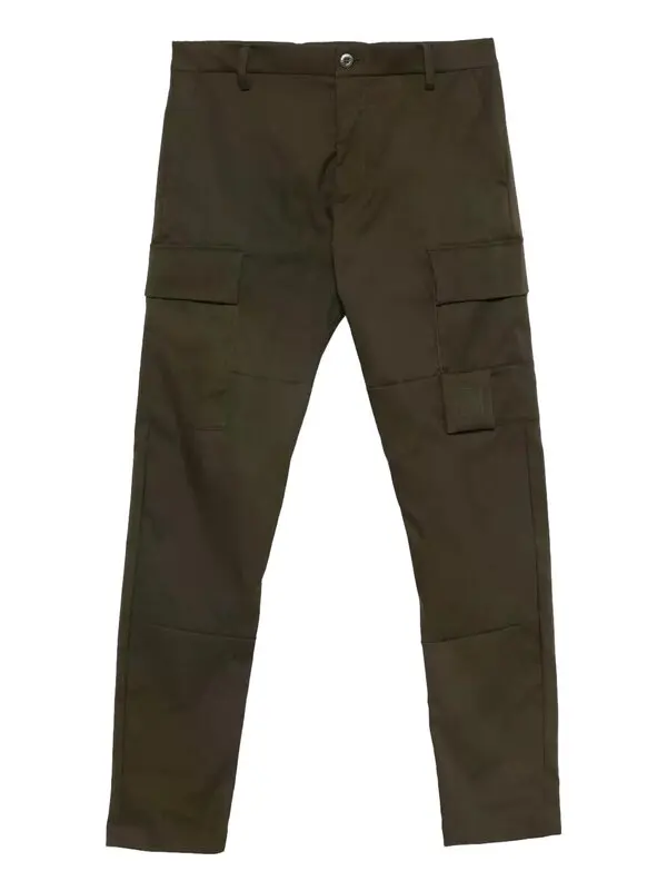 C.P. COMPANY Logo-patch Cargo Trousers - Green