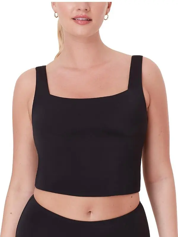 ANDIE Siren Square Neck Tankini Top - Black