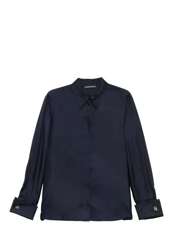 Alberta Ferretti Silk Shirt - Blue