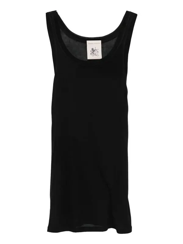 SEMICOUTURE Andreina Tank Top - Black