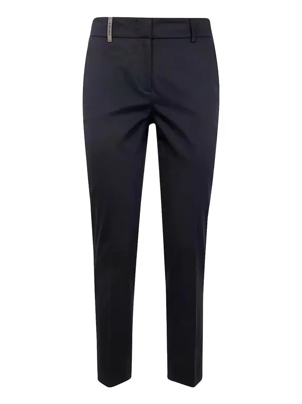Peserico Slim-cut Trousers - Black