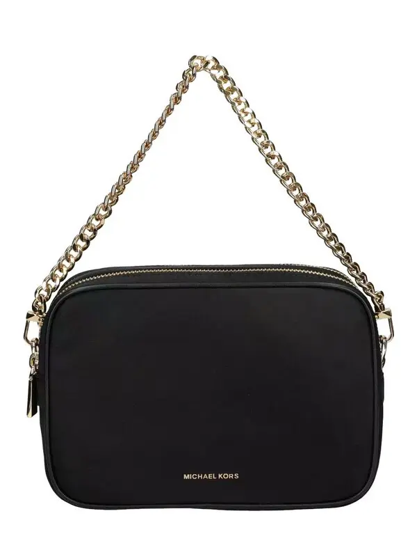 Michael Kors Logo-lettering Crossbody Bag - Black