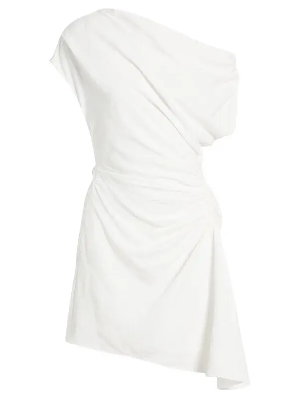 A.L.C. Poppy One-shoulder Mini Dress - White
