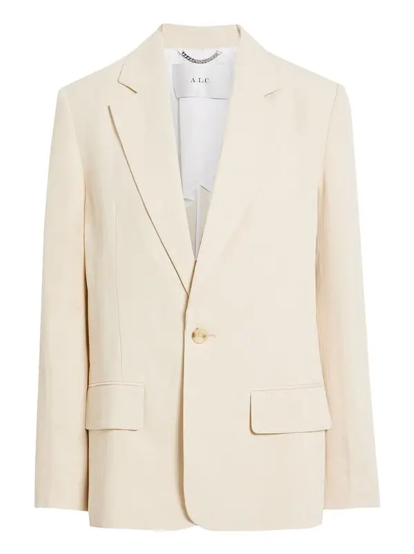 A.L.C. Arlo Ii Twill Blazer - Ecru