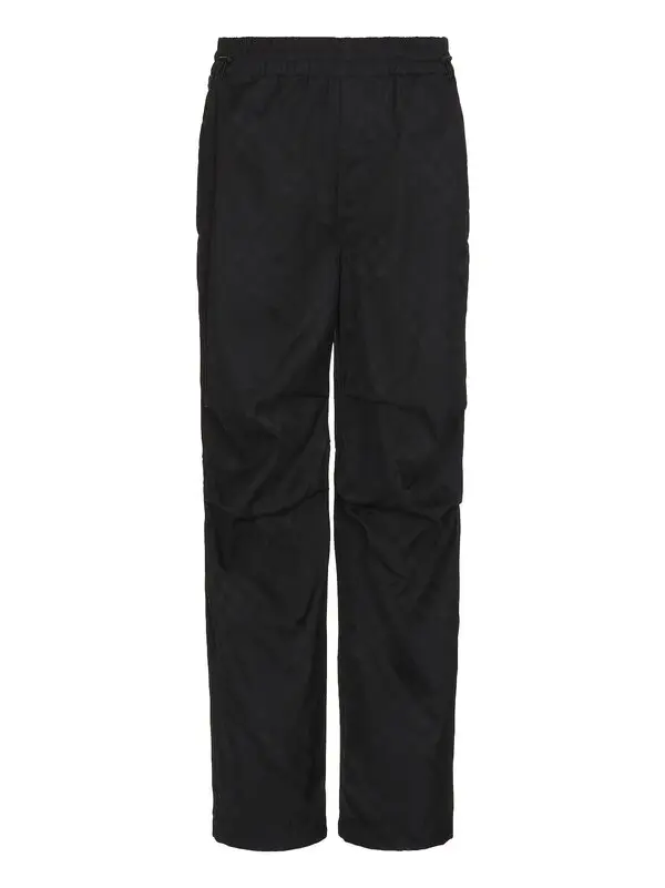 Burberry Check Nylon Cargo Trousers - Black Ip Check