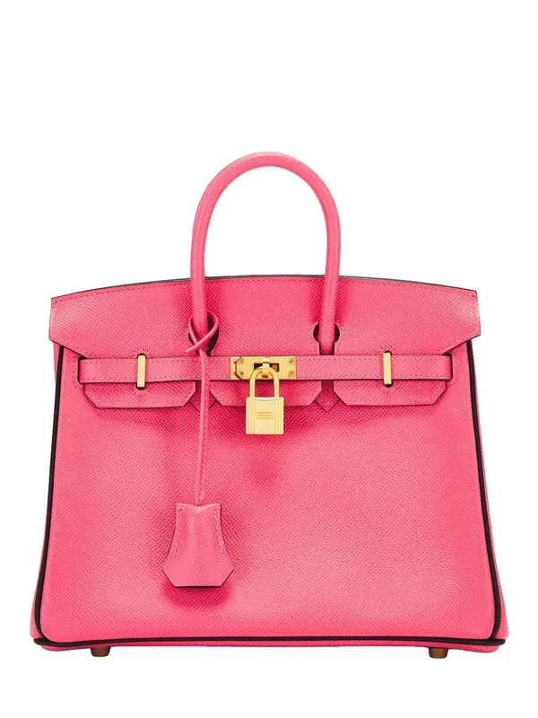 Hermès Epsom Birkin 25 Handbag - Rose Azalee