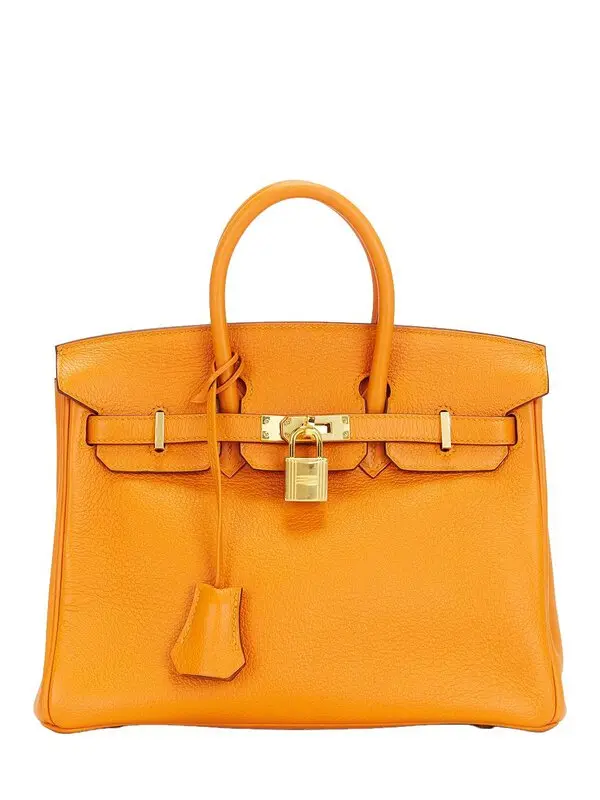 Hermès Togo Birkin 25 Handbag - Orange