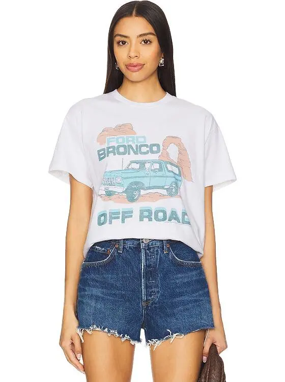 Junk Food Ford Bronco Off Road Tee - White