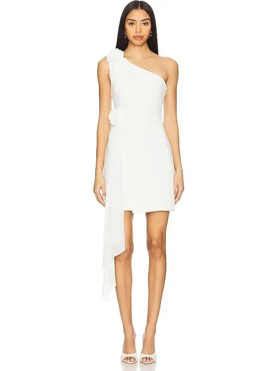 Likely Cassia One-shoulder Dress - White