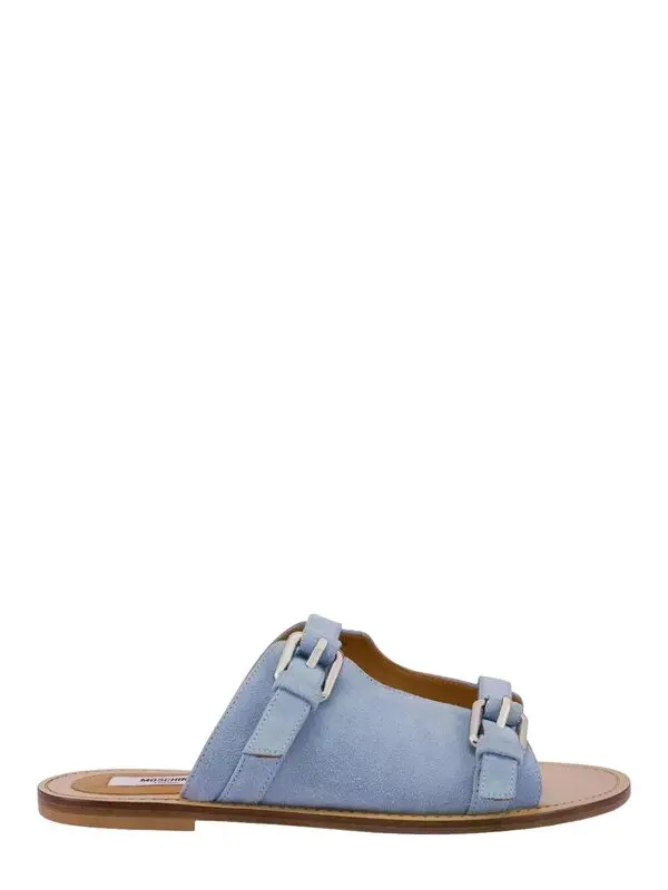 Moschino Buckled Sandals - Blue