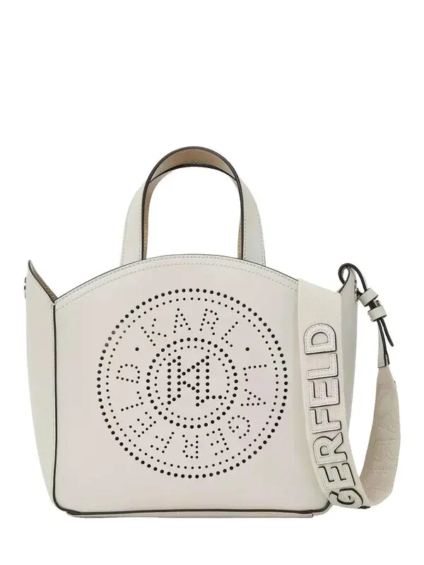 Karl Lagerfeld Small K/circle Bag - Neutrals