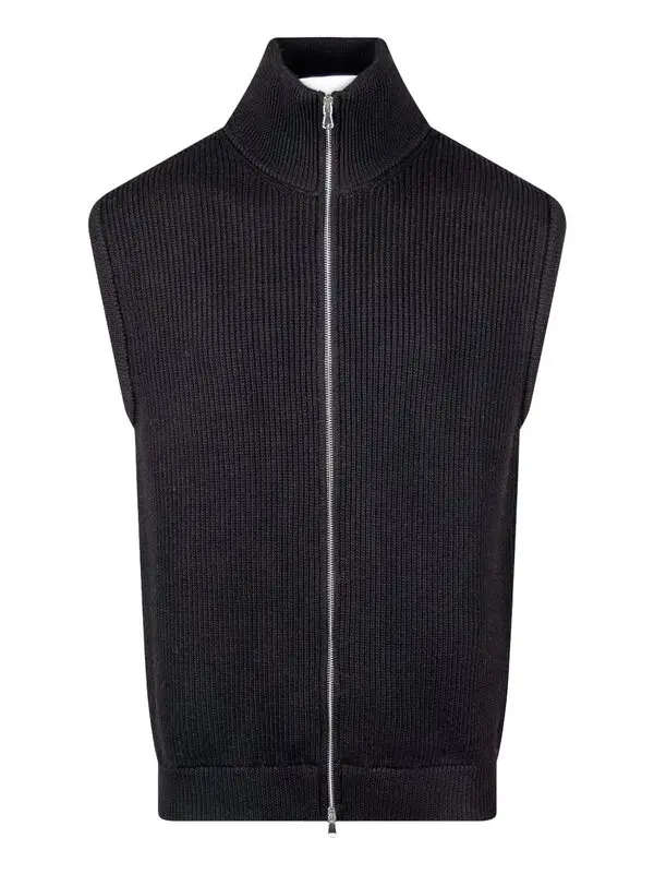 SEVEN GAUGE Wool Gilet - Black