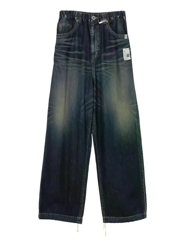 Mihara Yasuhiro Wide-leg Jeans - Blue