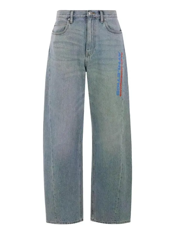 Alexander Wang Wide-leg Jeans - Grey