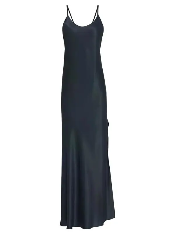 GLORIA COELHO Slip Maxi Dress - Blue