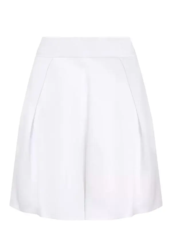 GLORIA COELHO Zipped Shorts - White