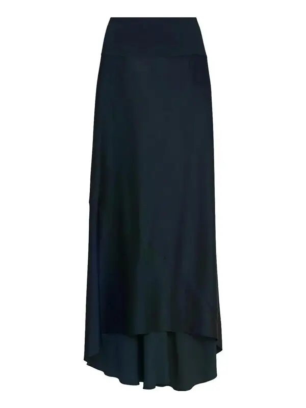 GLORIA COELHO Viés Maxi Skirt - Blue
