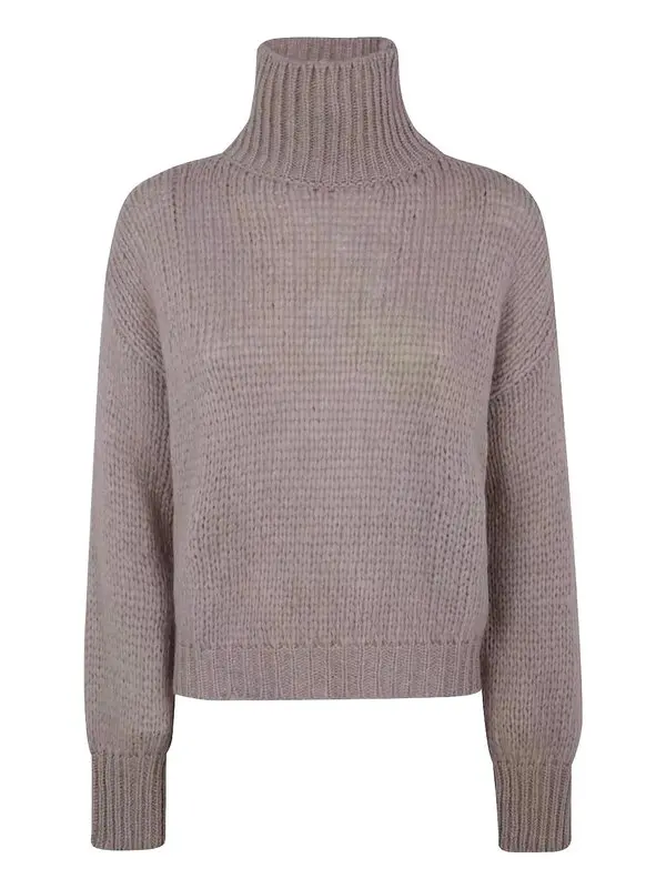 NUUR Alpaca-wool Sweater - Purple