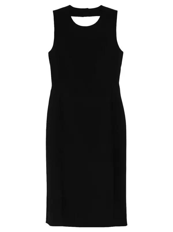 Moschino Open-back Midi Dress - Black