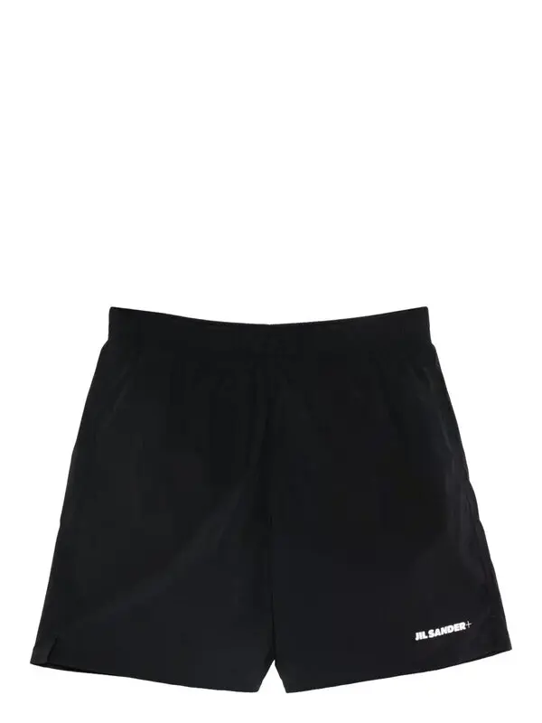 JIL SANDER Logo-print Swim Shorts - Black