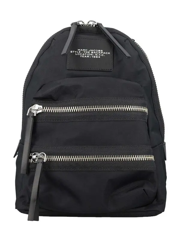 Marc Jacobs The Biker Nylon Medium Backpack - Black