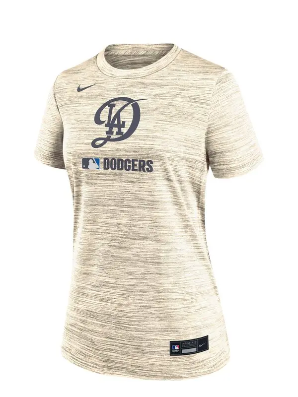 Nike Los Angeles Dodgers City Connect Velocity Dri-fit Mlb T-shirt - Brown