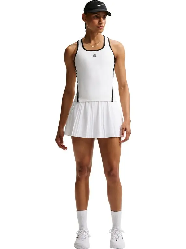 Nike Court Advantage Dri-fit Pleated Tennis Skirt - White