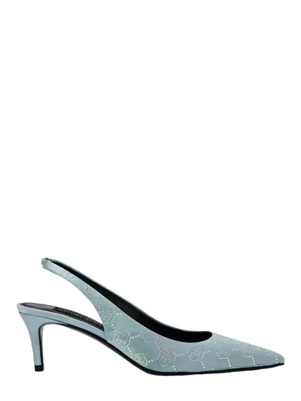 Philipp Plein Slingback Monogram Pumps - Blue