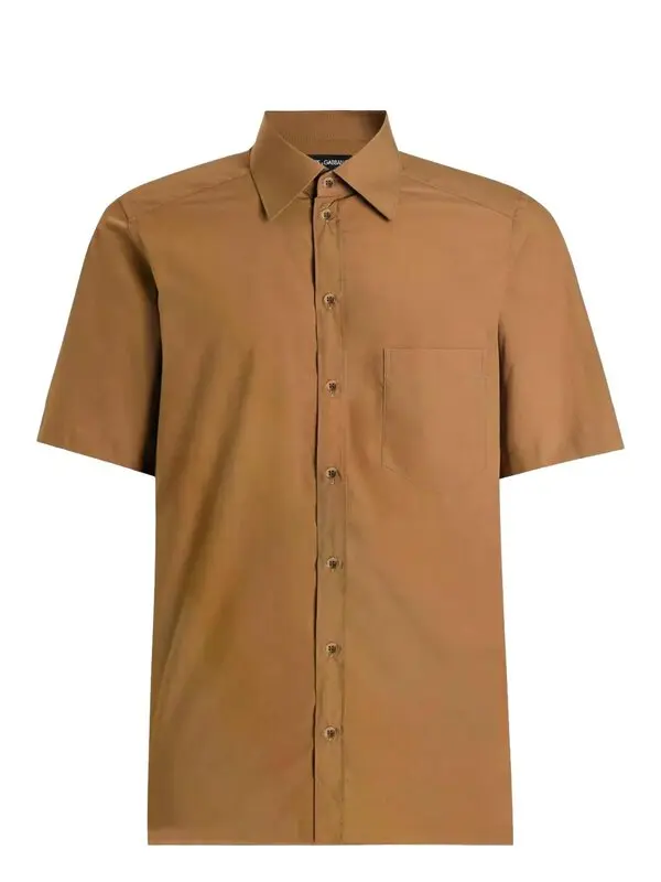 Dolce & Gabbana Chest-pocket Shirt - Brown