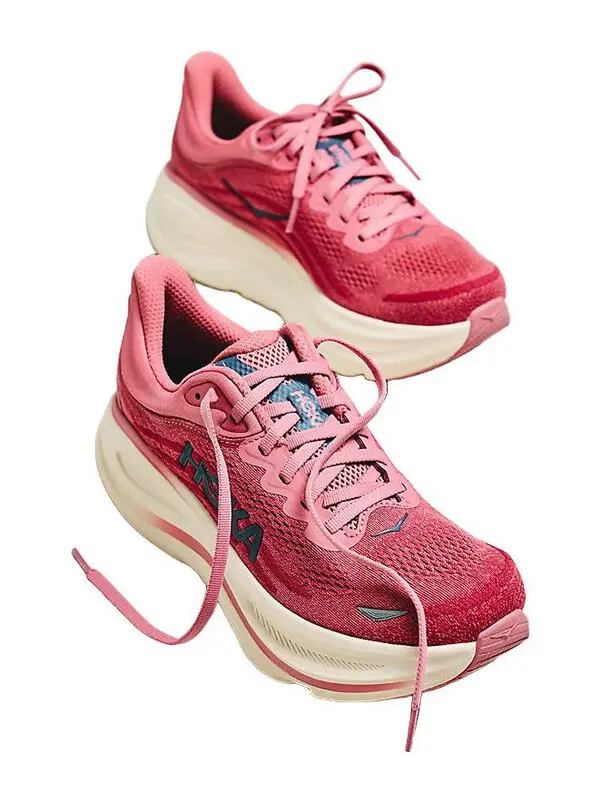 HOKA® Bondi Sneakers - Lingonberry/cranberry