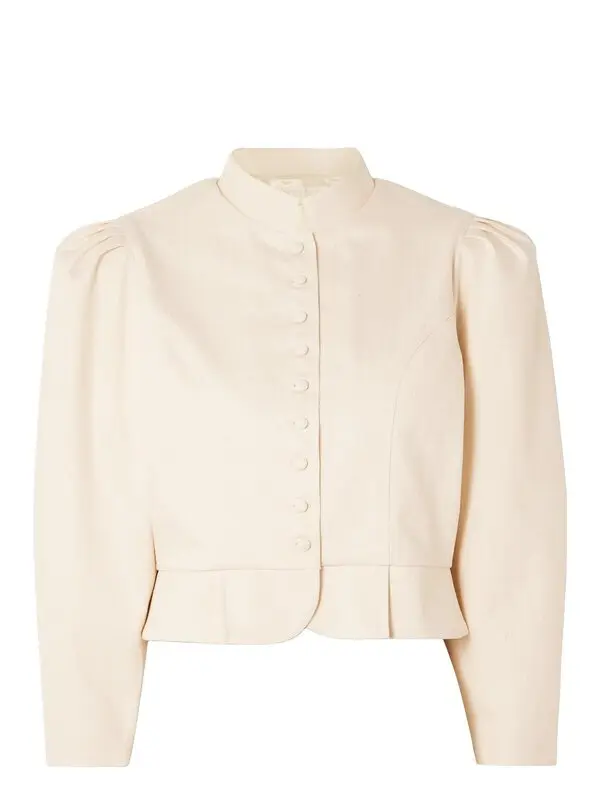 DESTREE Amoako Peplum Jacket - Neutrals